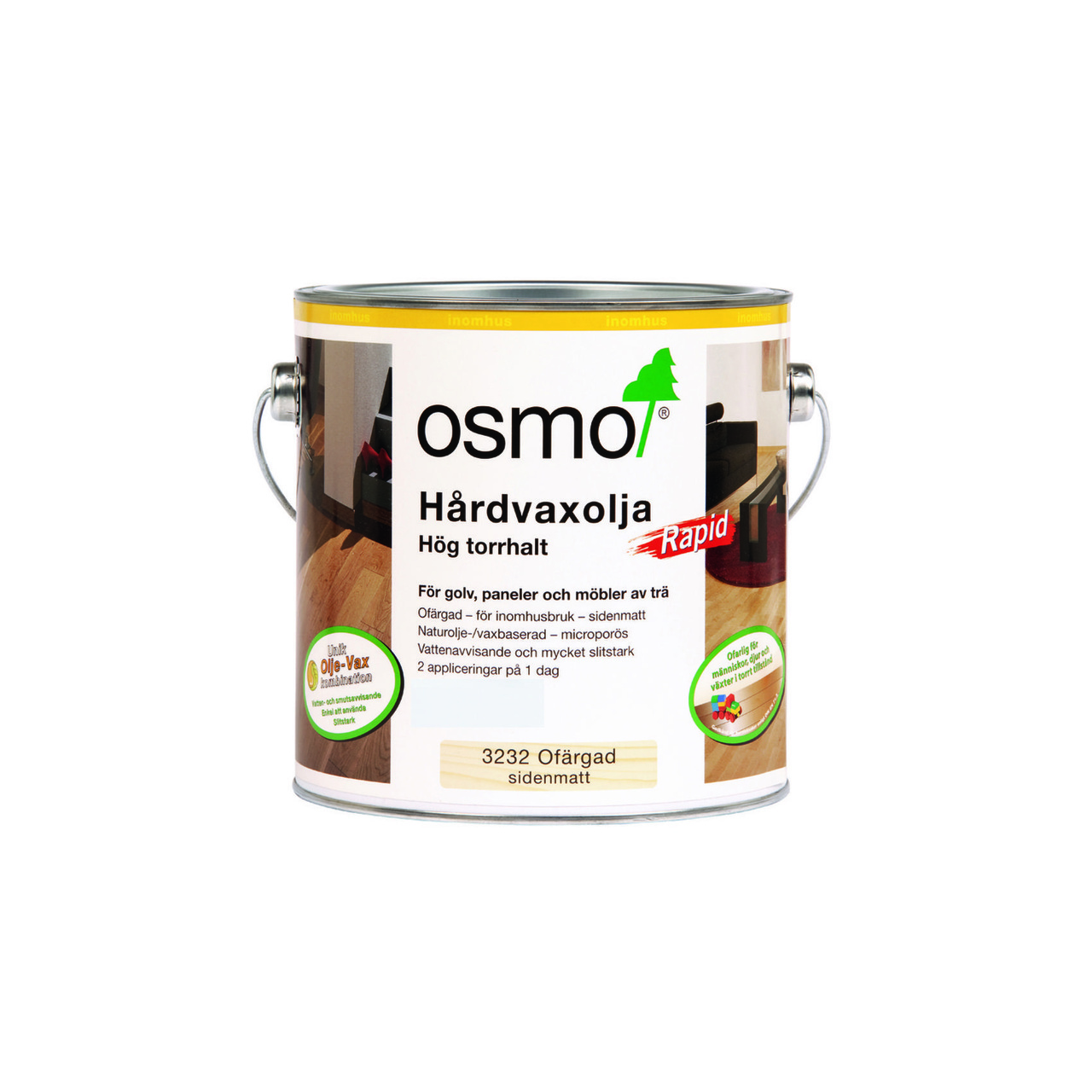 OSMO hårdvaxolja rapid | Theofils